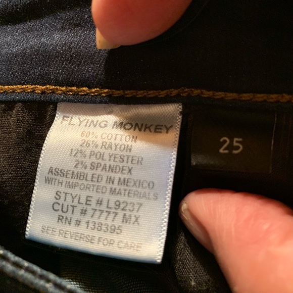 Flying Monkey | Jeans | Flying Monkey Black Label Hi Rise Dark Wash ...